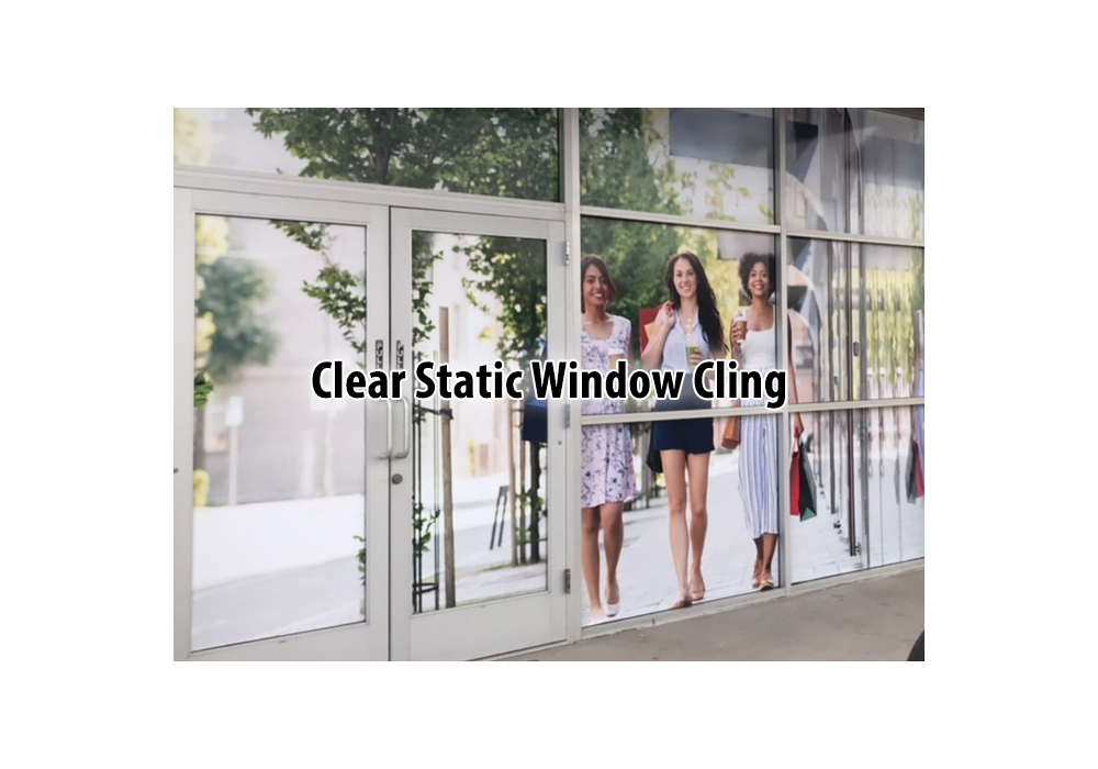 Clear Static Window Cling